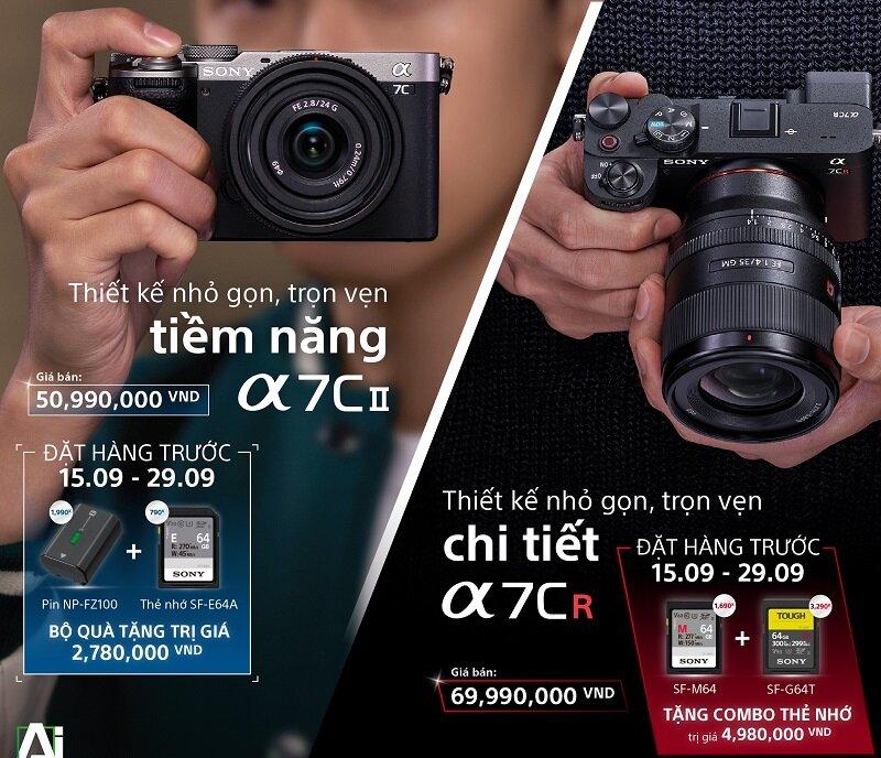 Sony ra mắt bộ đôi máy ảnh Alpha 7CR và 7C II nhỏ gọn, chất lượng đỉnh ...