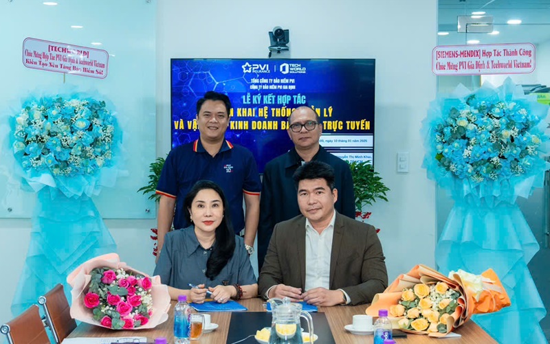 PVI Gia Định và Techworld Solutions Vietnam hợp tác triển khai hệ thống quản lý và vận hành kinh ...